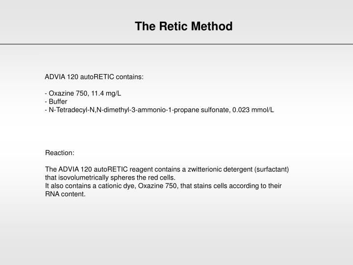 PPT - ADVIA 120 TECHNOLOGY PowerPoint Presentation - ID:301933