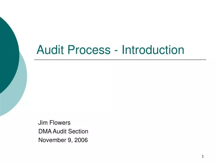 PPT - Audit Process - Introduction PowerPoint Presentation, free ...