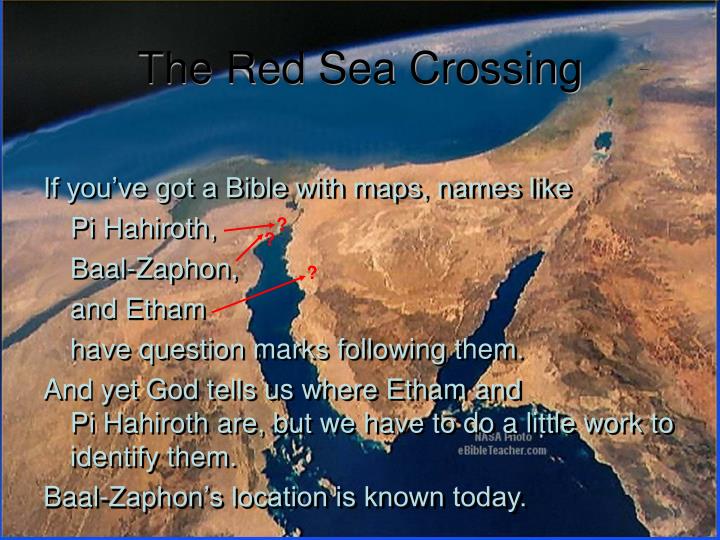 PPT - The Red Sea Crossing PowerPoint Presentation - ID:302463