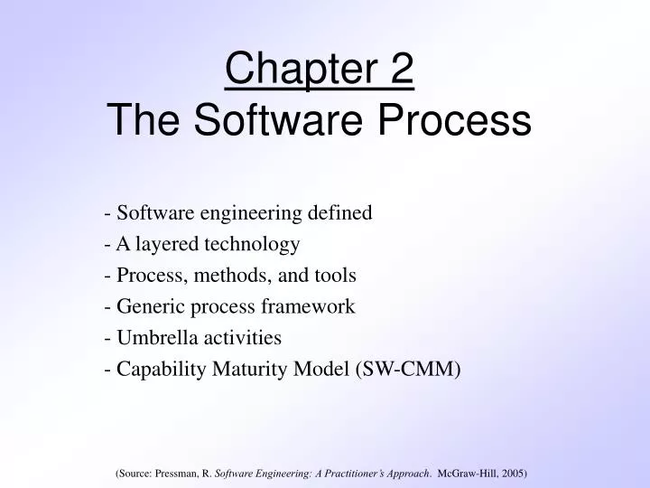 PPT - Chapter 2 The Software Process PowerPoint Presentation, free ...