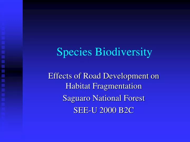PPT - Species Biodiversity PowerPoint Presentation, free download - ID ...