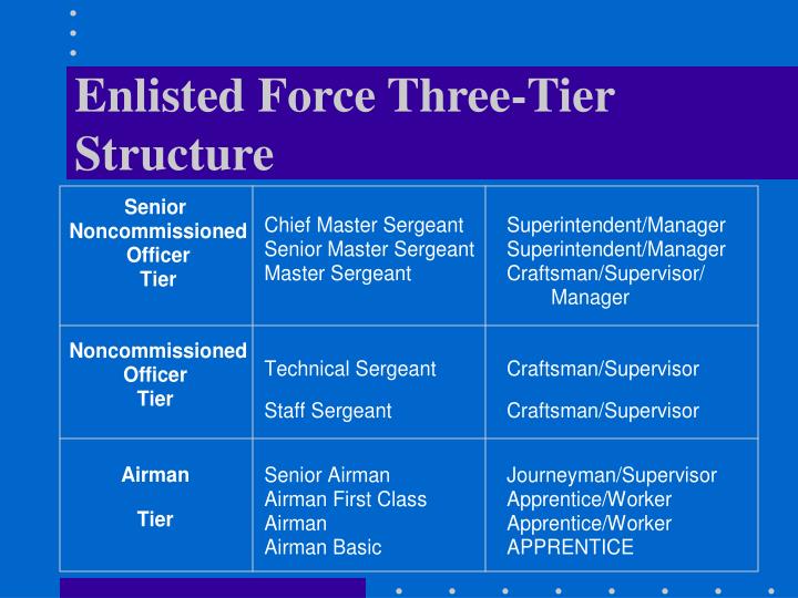 PPT - The Enlisted Force Structure PowerPoint Presentation - ID:303722