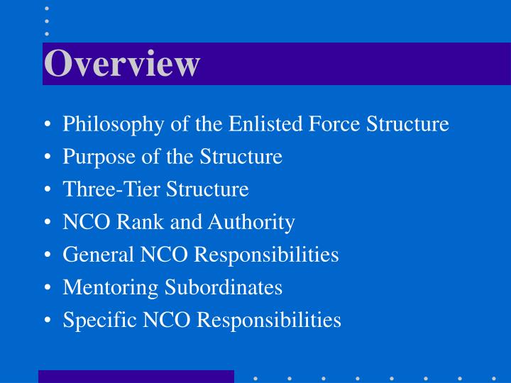 PPT - The Enlisted Force Structure PowerPoint Presentation - ID:303722