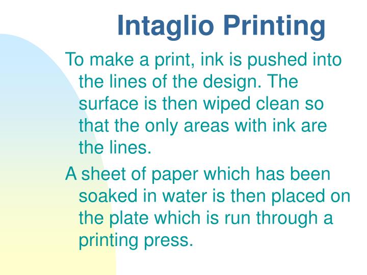 PPT - Four Types of Printmaking PowerPoint Presentation - ID:304313