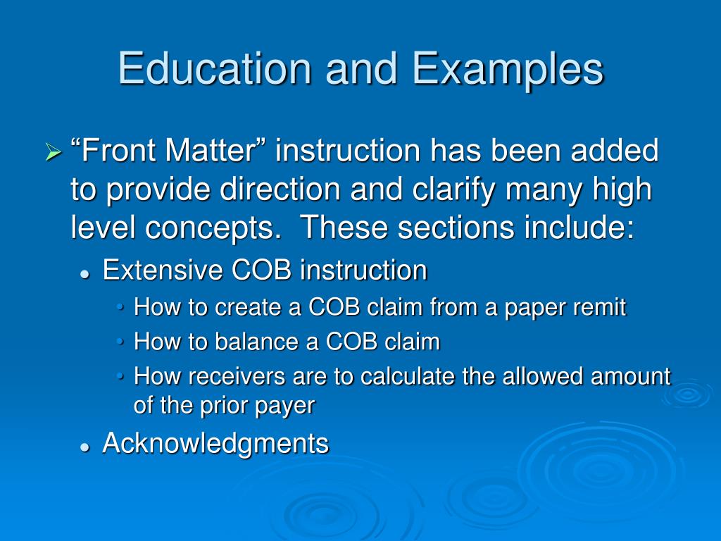 PPT - 837 Professional and Institutional Changes 4010A1 to 5010 ... PPT - 837 Professional and Institutional Changes 4010A1 to 5010 ...