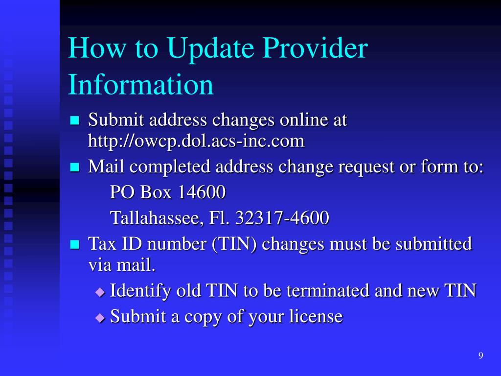 PPT - How To Enroll/Register and Update Provider Information with ACS ...