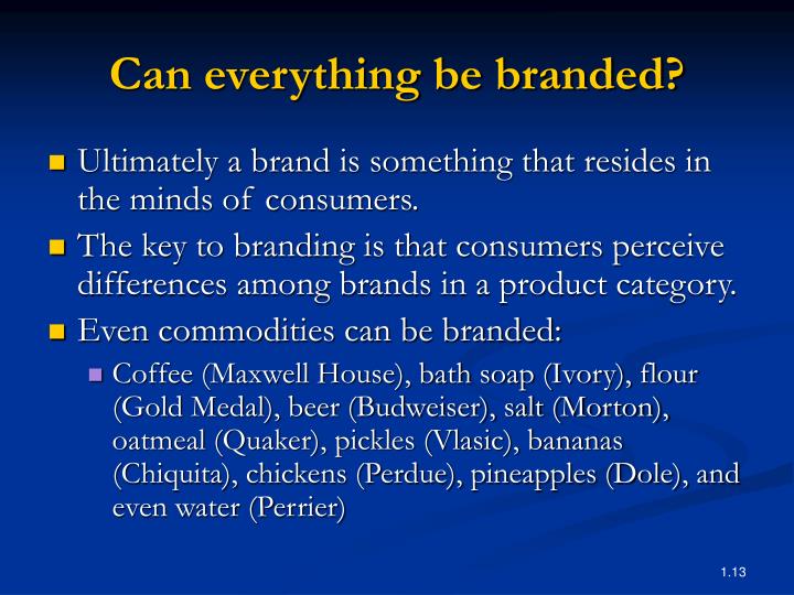 PPT - CHAPTER 1: BRANDS & BRAND MANAGEMENT PowerPoint Presentation - ID ...