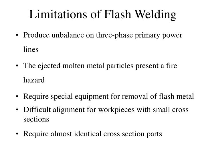 PPT - Flash/Butt Welding PowerPoint Presentation - ID:305445