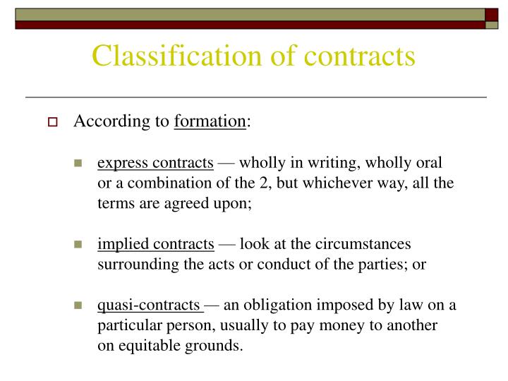 PPT - Contract defined PowerPoint Presentation - ID:305678
