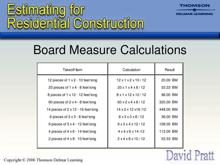 PPT - Chapter 5 Measuring Carpentry Work PowerPoint Presentation - ID ...