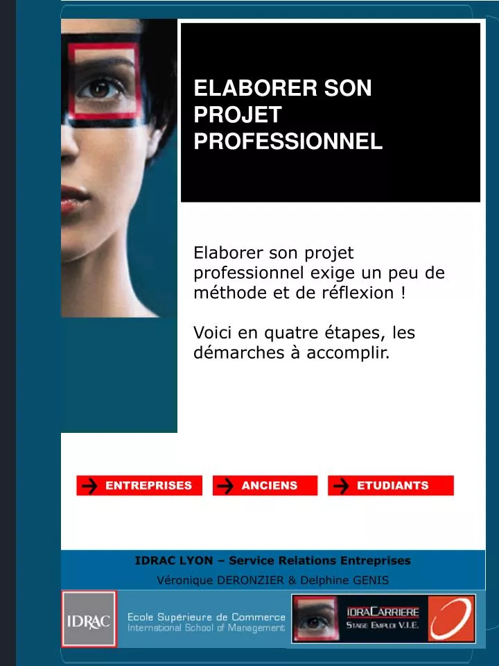 PPT - ELABORER SON PROJET PROFESSIONNEL PowerPoint Presentation, free download - ID:305993