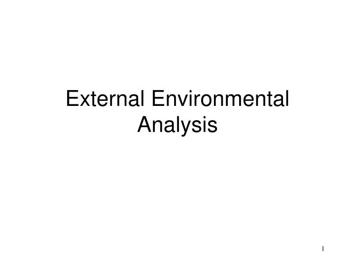 PPT - External Environmental Analysis PowerPoint Presentation, free download - ID:306040