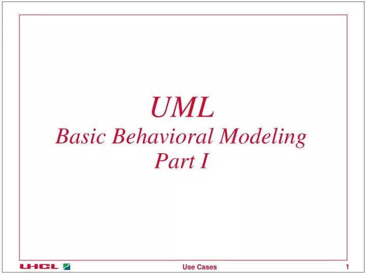 PPT - UML Basic Behavioral Modeling Part I PowerPoint Presentation, free download - ID:306512