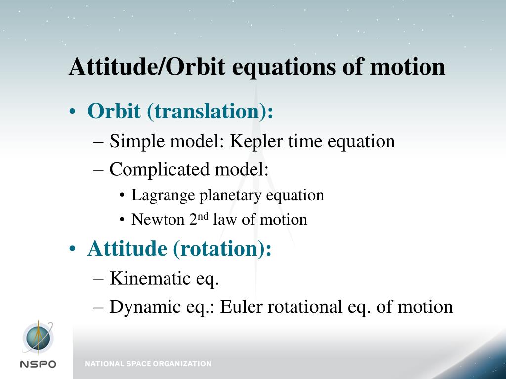 Ppt Attitude And Orbit Control System Aocs Introduction Powerpoint