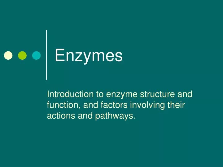 PPT - Enzymes PowerPoint Presentation, free download - ID:307023