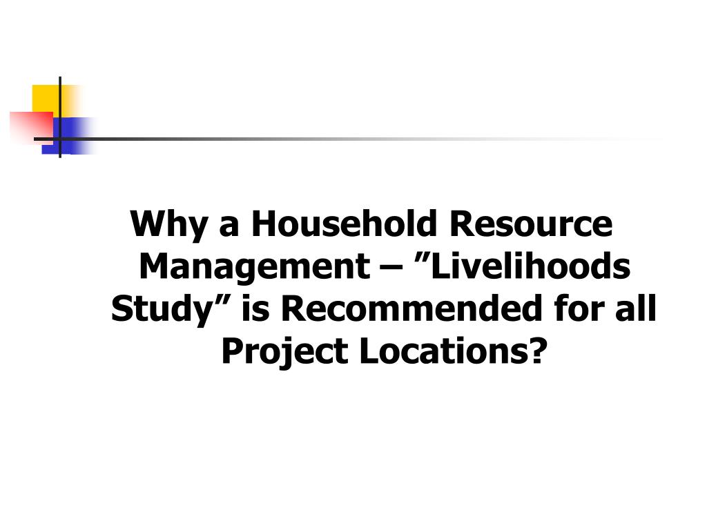 PPT - Household Resource Management and Food Security – Role of Home ...