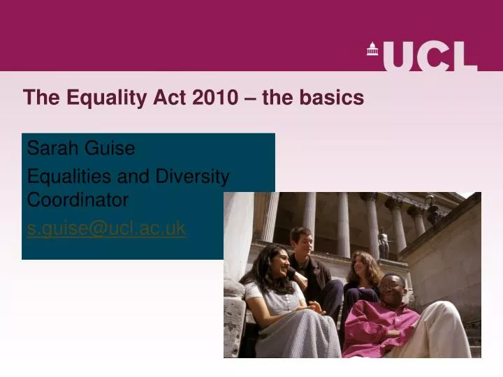 PPT - The Equality Act 2010 – the basics PowerPoint Presentation, free ...