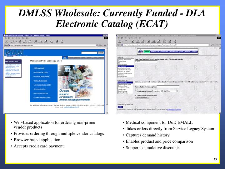 PPT - Defense Medical Logistics Standard Support (DMLSS) PowerPoint ...