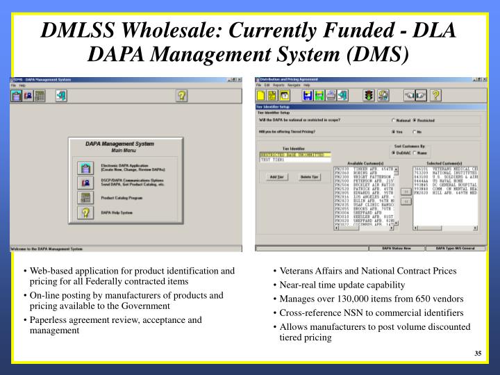 PPT - Defense Medical Logistics Standard Support (DMLSS) PowerPoint ...