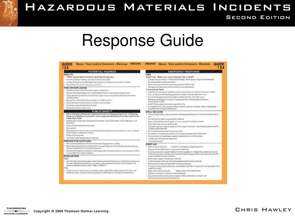 PPT - Hazardous Materials Incidents by Chris Hawley PowerPoint ...