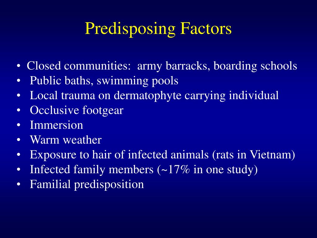 PPT - Tinea Pedis Natural History & Clinical Trials PowerPoint ...
