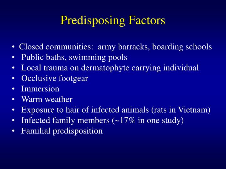 PPT - Tinea Pedis Natural History & Clinical Trials PowerPoint ...