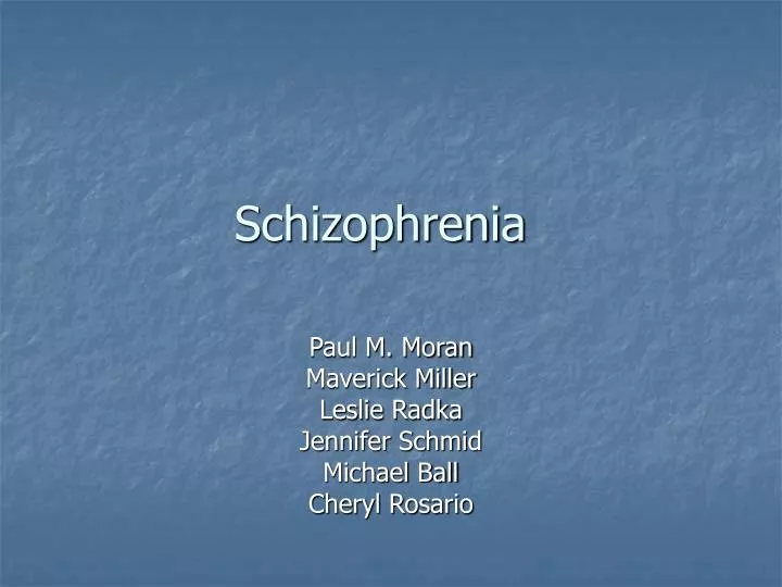 PPT - Schizophrenia PowerPoint Presentation, free download - ID:308337