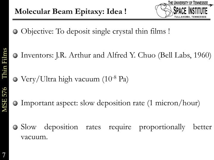 PPT - Molecular Beam Epitaxy PowerPoint Presentation - ID:308474