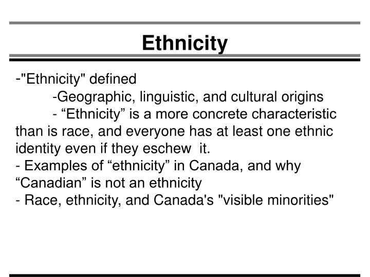 PPT - Race and Ethnicity PowerPoint Presentation - ID:308902