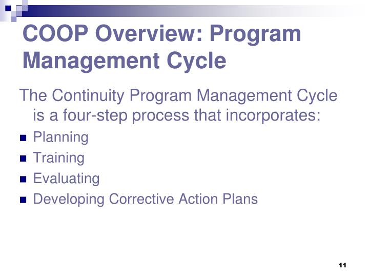 PPT - Continuity of Operations (COOP) Awareness Training NOAA Homeland ...