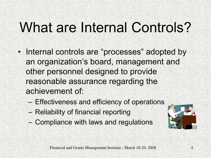 PPT - Establishing Internal Controls PowerPoint Presentation - ID:309622