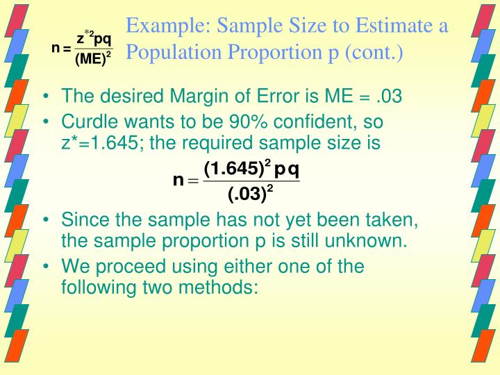 PPT - 5.3 Determining Sample Size to Estimate p PowerPoint Presentation ...