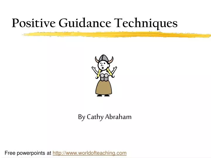 PPT - Positive Guidance Techniques PowerPoint Presentation, free ...