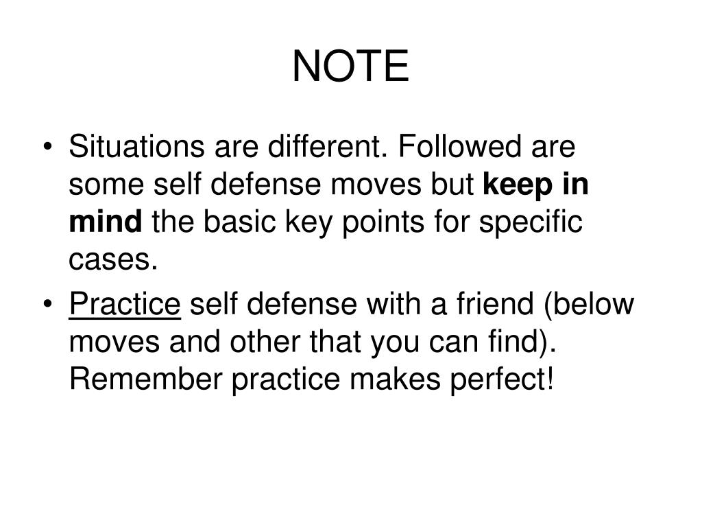 PPT - 5 MINUTES PER DAY SELF DEFENSE PowerPoint Presentation, free ...