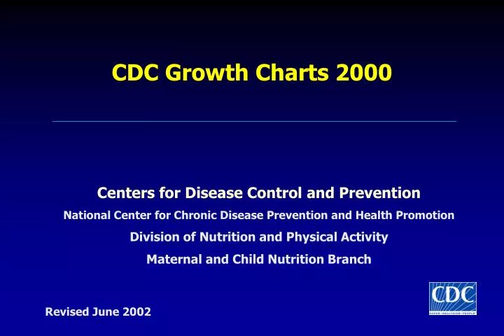 PPT - CDC Growth Charts 2000 PowerPoint Presentation, free download ...