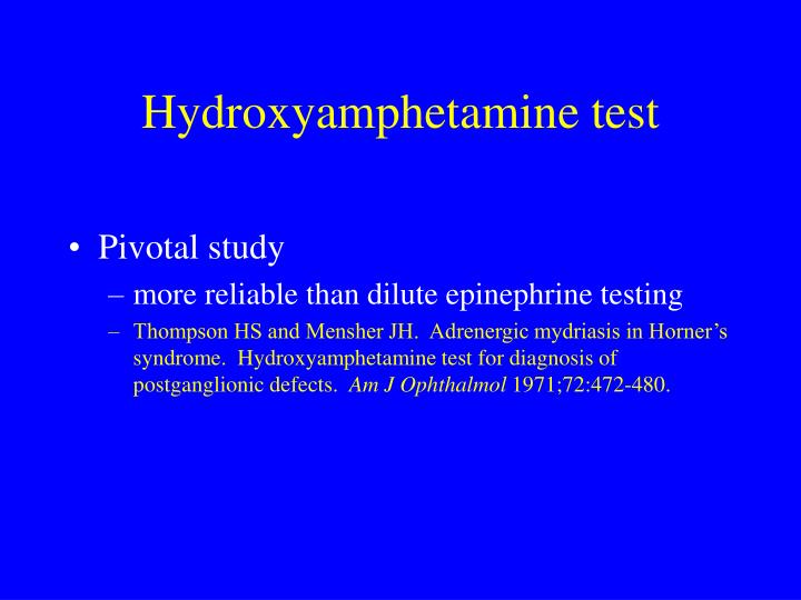 PPT - Eyedrop testing in Horner Syndrome PowerPoint Presentation - ID ...