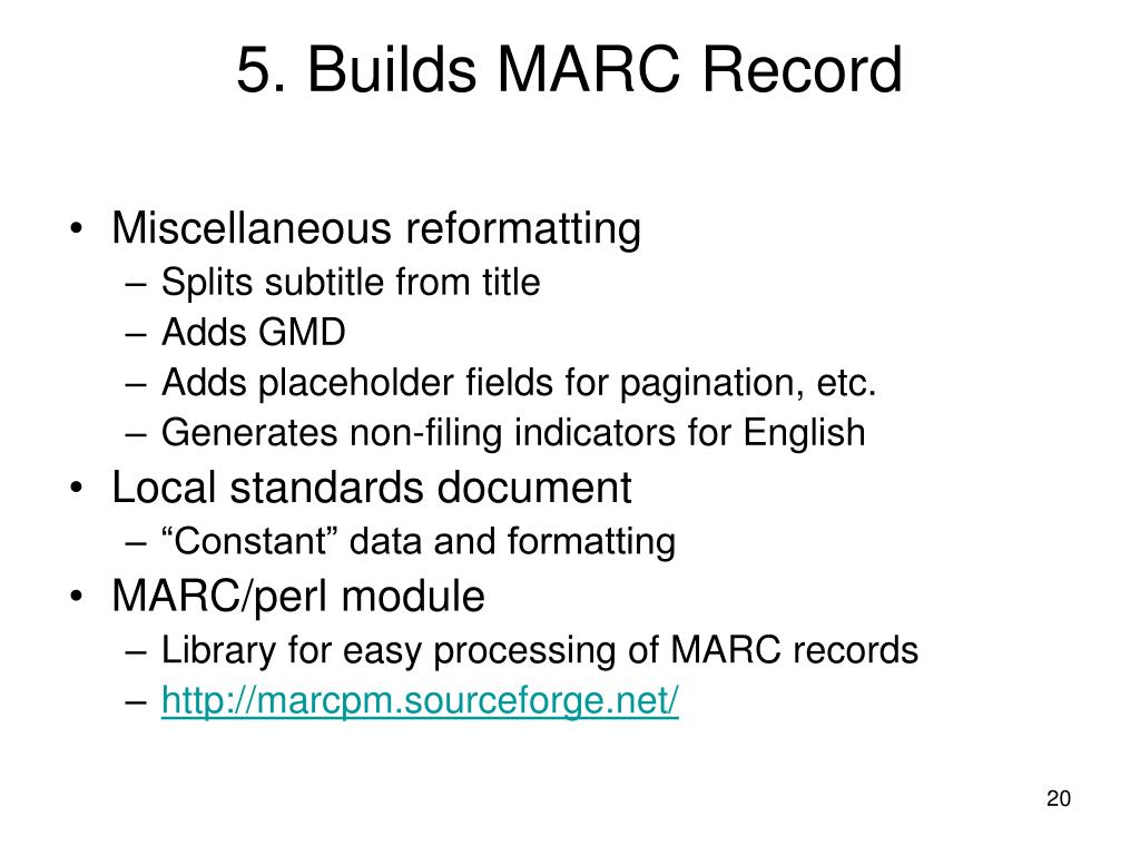 PPT - Morphing Metadata: a Highly Automated Method of Cataloging ...