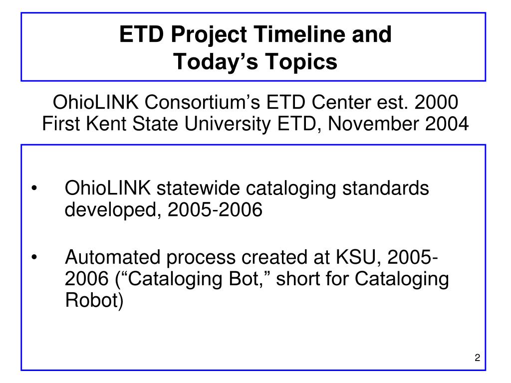 PPT - Morphing Metadata: a Highly Automated Method of Cataloging ...