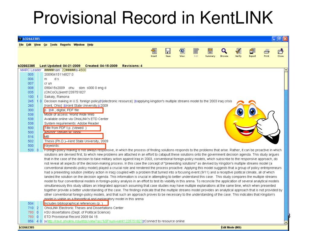 PPT - Morphing Metadata: a Highly Automated Method of Cataloging ...