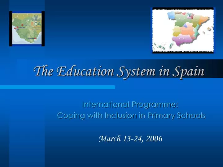 PPT - The Education System in Spain PowerPoint Presentation, free ...
