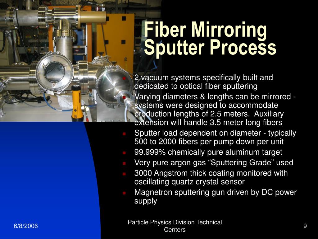 PPT - Vacuum Deposition Thin Film Coatings Facility at Lab 7 PowerPoint ...