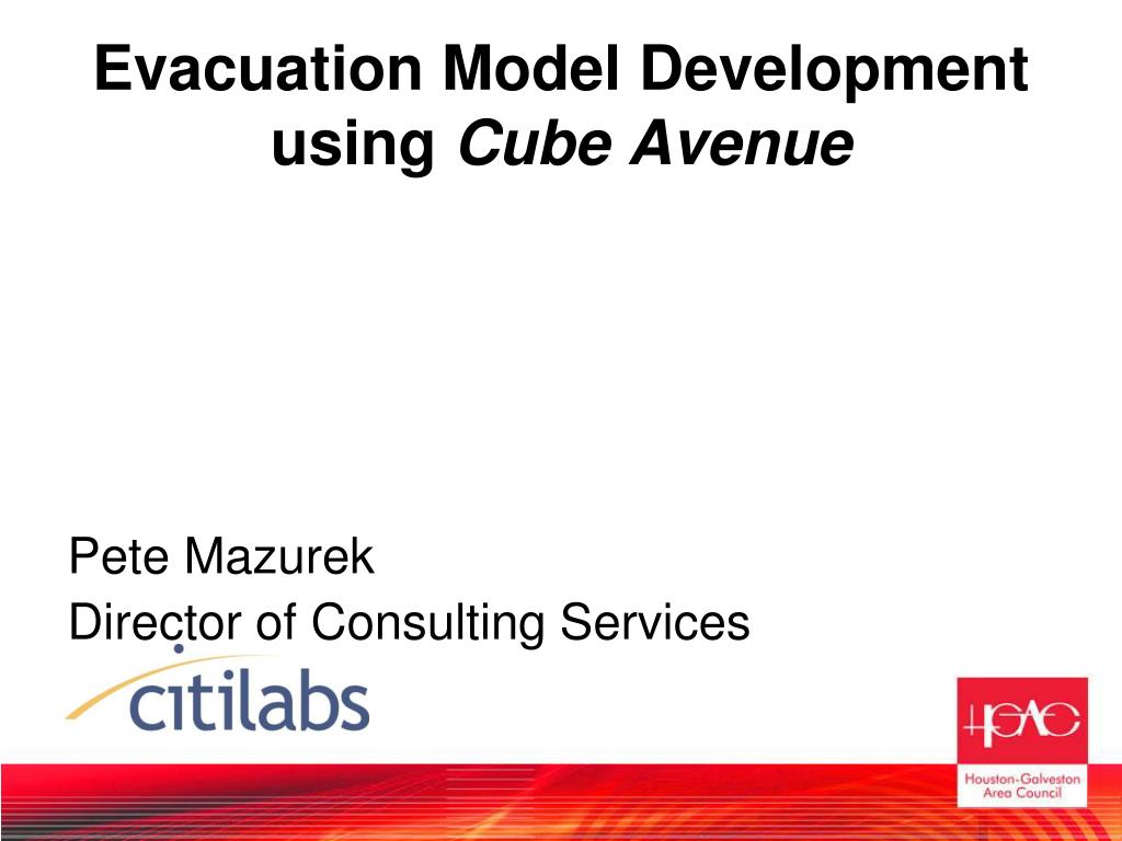 Ppt Developing Evacuation Model Using Dynamic Traffic Assignment