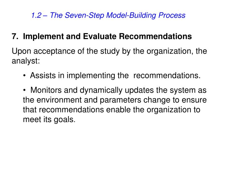 PPT - Chapter 1 Introduction to Model Building PowerPoint Presentation ...