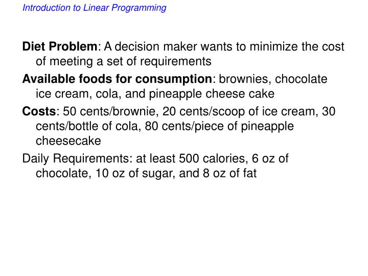 PPT - Chapter 1 Introduction to Model Building PowerPoint Presentation ...