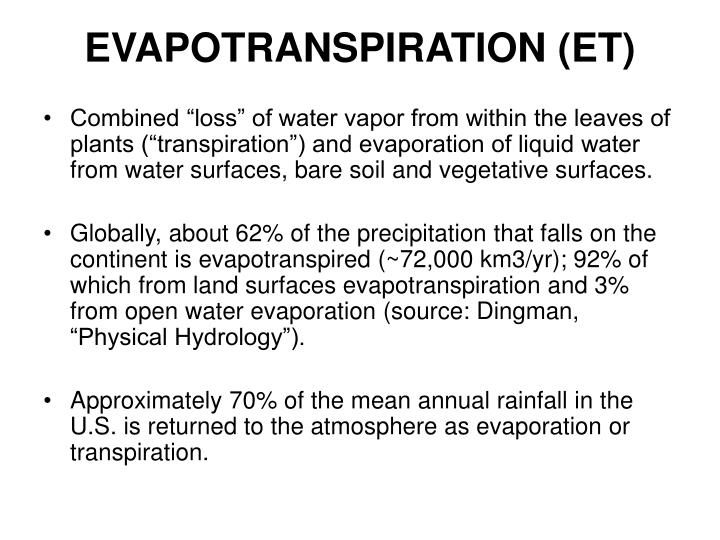 PPT - EVAPORATION PowerPoint Presentation - ID:311632