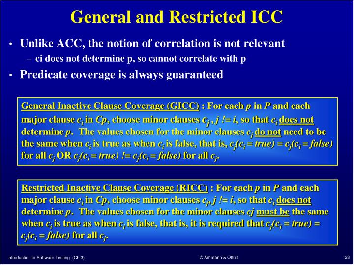 PPT - Introduction to Software Testing Chapter 3.1, 3.2 Logic Coverage ...