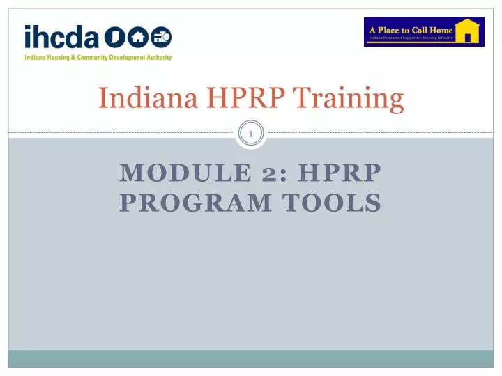 PPT - Indiana HPRP Training PowerPoint Presentation, free download - ID ...
