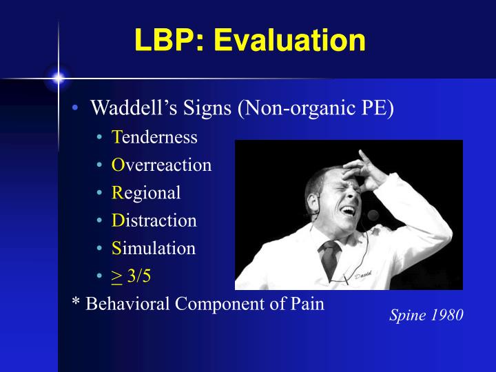 PPT - Low Back Pain: Case Based Evaluation and Management PowerPoint ...