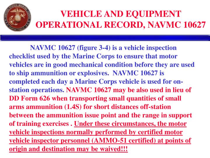 PPT - FOR MOTOR VEHICLES AND MATERIAL HANDLING EQUIPMENT PowerPoint ...