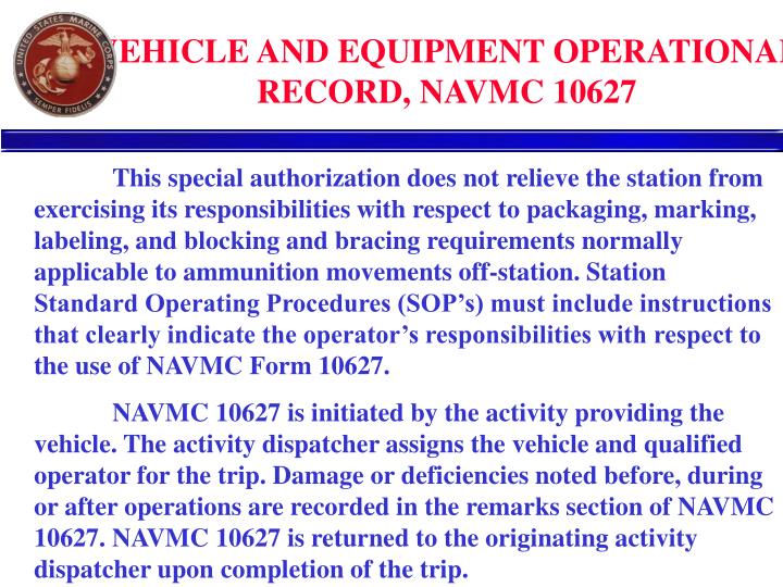 PPT - FOR MOTOR VEHICLES AND MATERIAL HANDLING EQUIPMENT PowerPoint ...